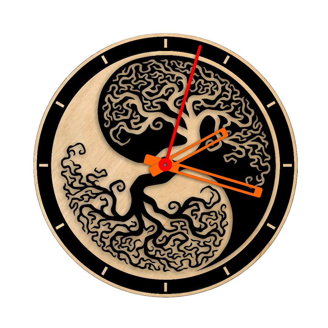 Buy Yin Yang Wall Clock Online – Liora Craft